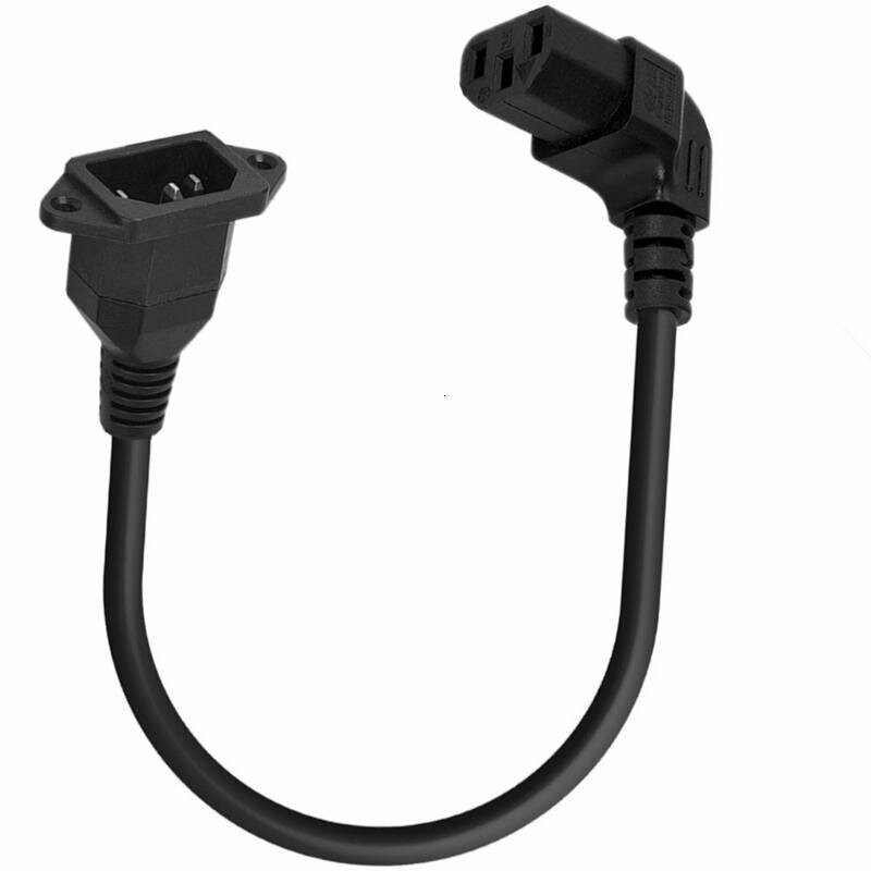 Удлинитель IEC320 C13-C14 с винтом, Наклонись