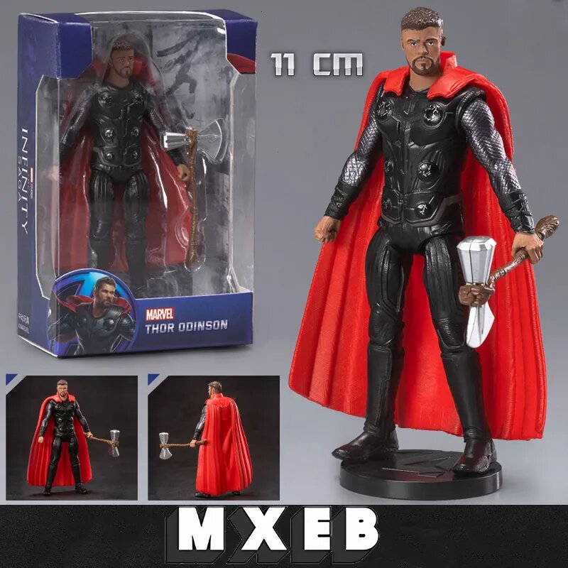 11cm Marvel Thor Игрушка супергерой БОГ ТОР фигурка для мальчиков Альянс Мстители марвел