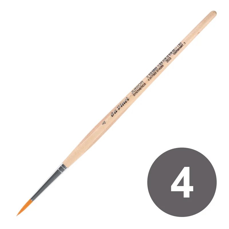 Кисть для рисования Da Vinci Student Series 303 Junior круглые синтетические Size 4