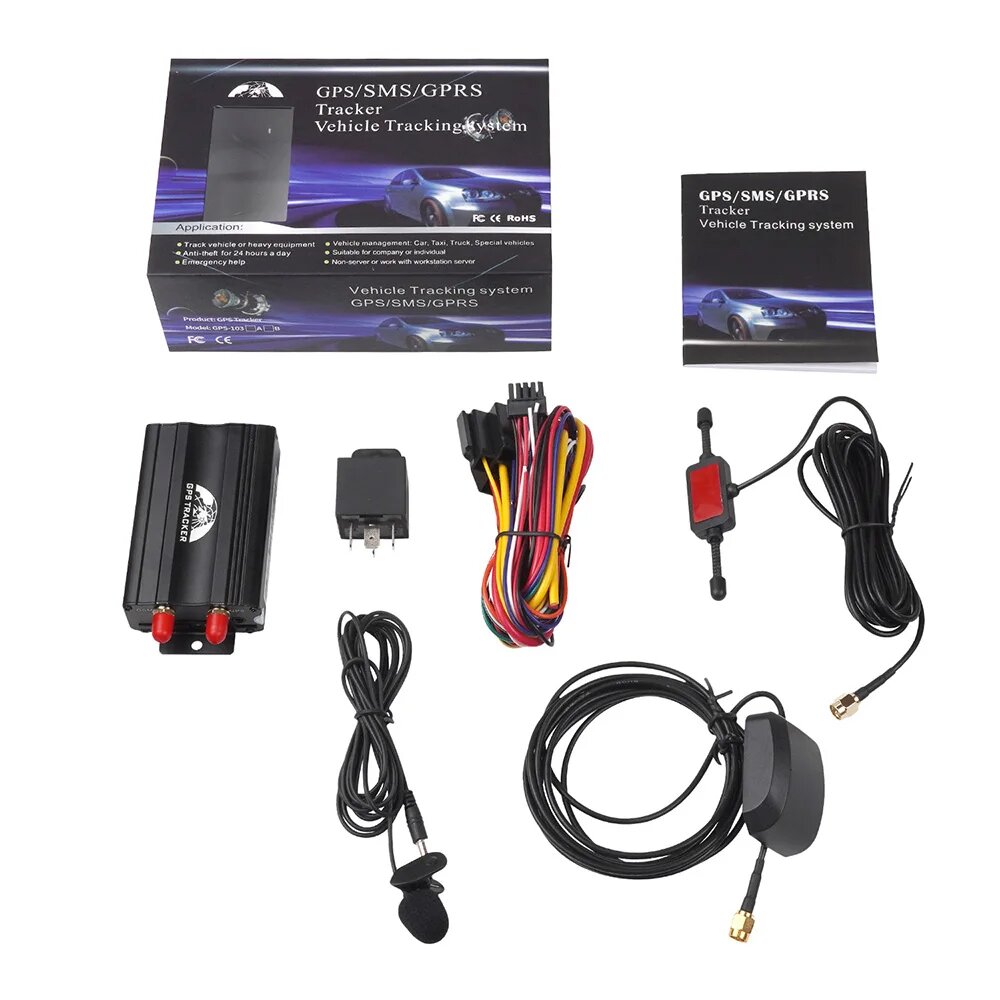 GPS-трекер Coban TK103A TK103B для автомобилей, устройство слежения GPS/GSM/GPRS/SMS, GPS103A GPS103B, инструмент для управления транспортными средствами в реальном времени