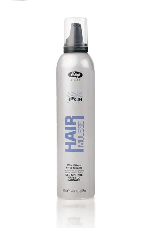 Lisap Milano High Tech Мусс-гель для создания эффекта "мокрых волос"/Hair Gel Mousse Wet Effect 300м