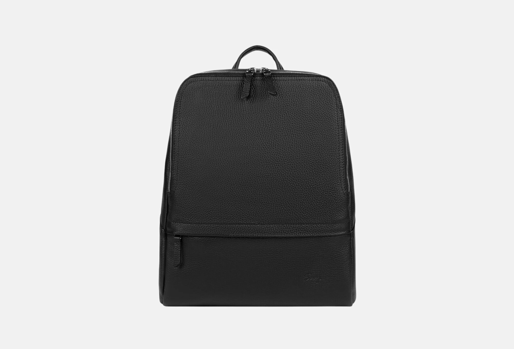 SAAJ leather кожаный рюкзак Черный