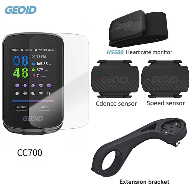 Велокомпьютер GEOID CC700 CC700 HS500 2CS600