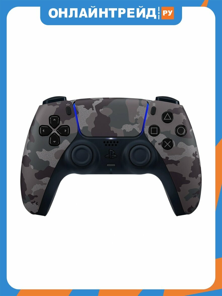 Беспроводный контроллер Sony DualSense for PlayStation 5/5 Pro, 5 revision, Gray Camo