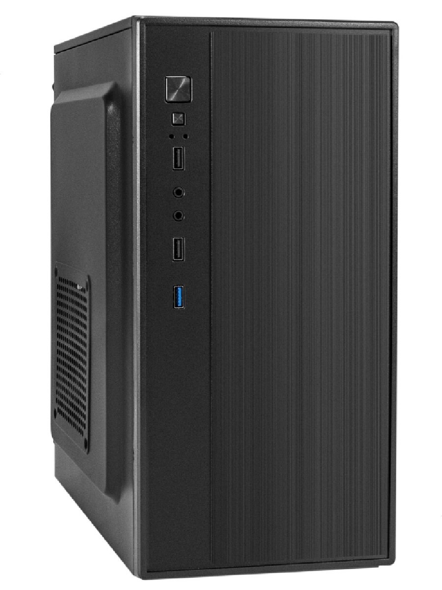 Корпус для ПК Exegate BAA-408U-AAA400 черный, Mini Towerблок питания