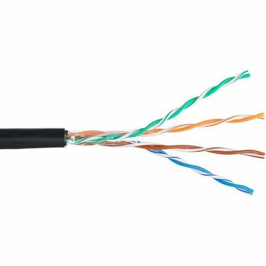 Патч-корд NETLAN EC-UU004-5E-PE-BK 305м cat.5e UTP чёрный