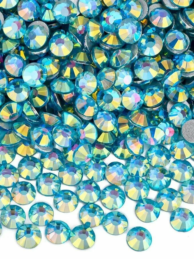 1440 штук Magic Aquamarine SS20 стразы Silver Base Высококачественные холодные стразы для маникюра и украшения одежды без термического восстановления