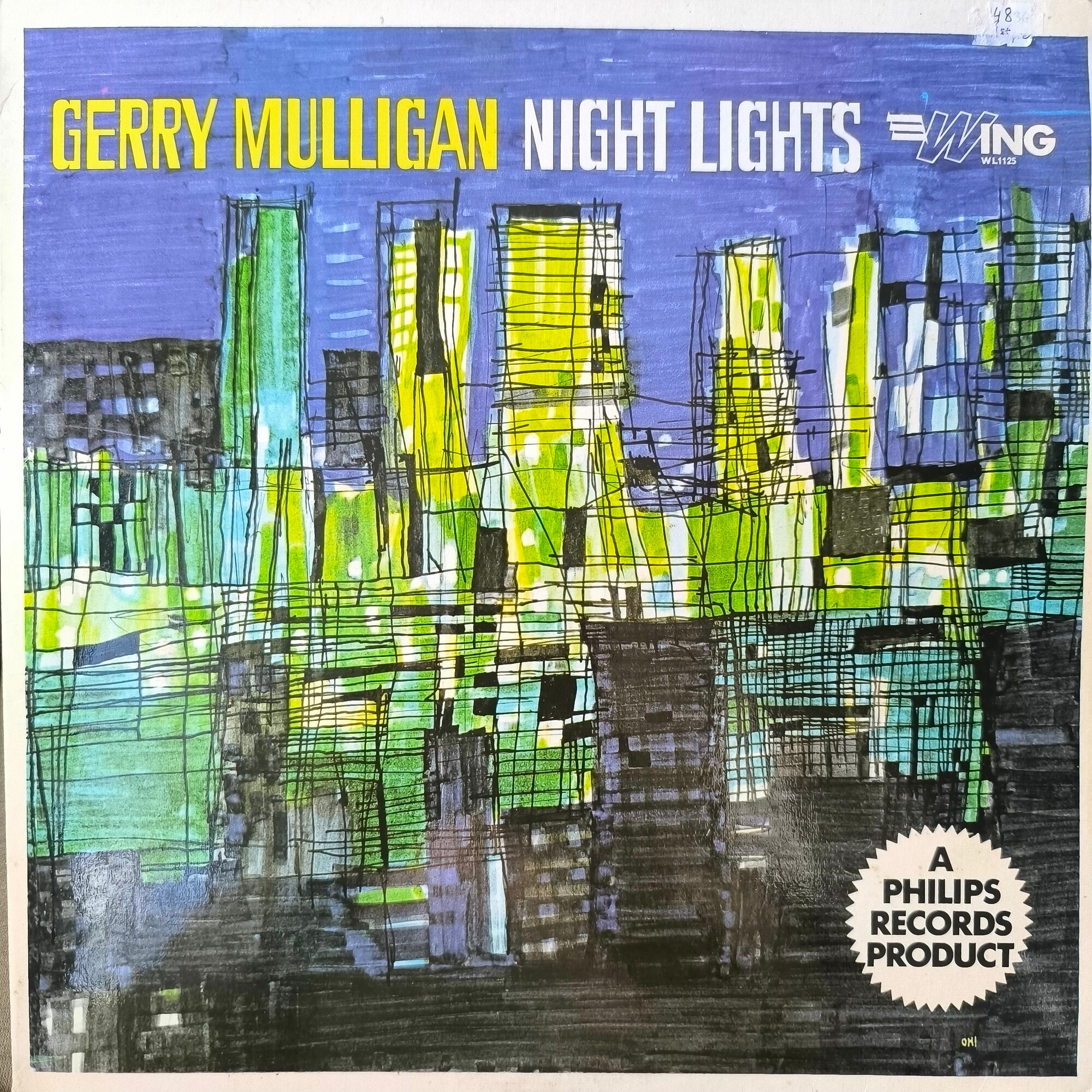 Виниловая пластинка Gerry Mulligan - Night Lights (Англия) LP