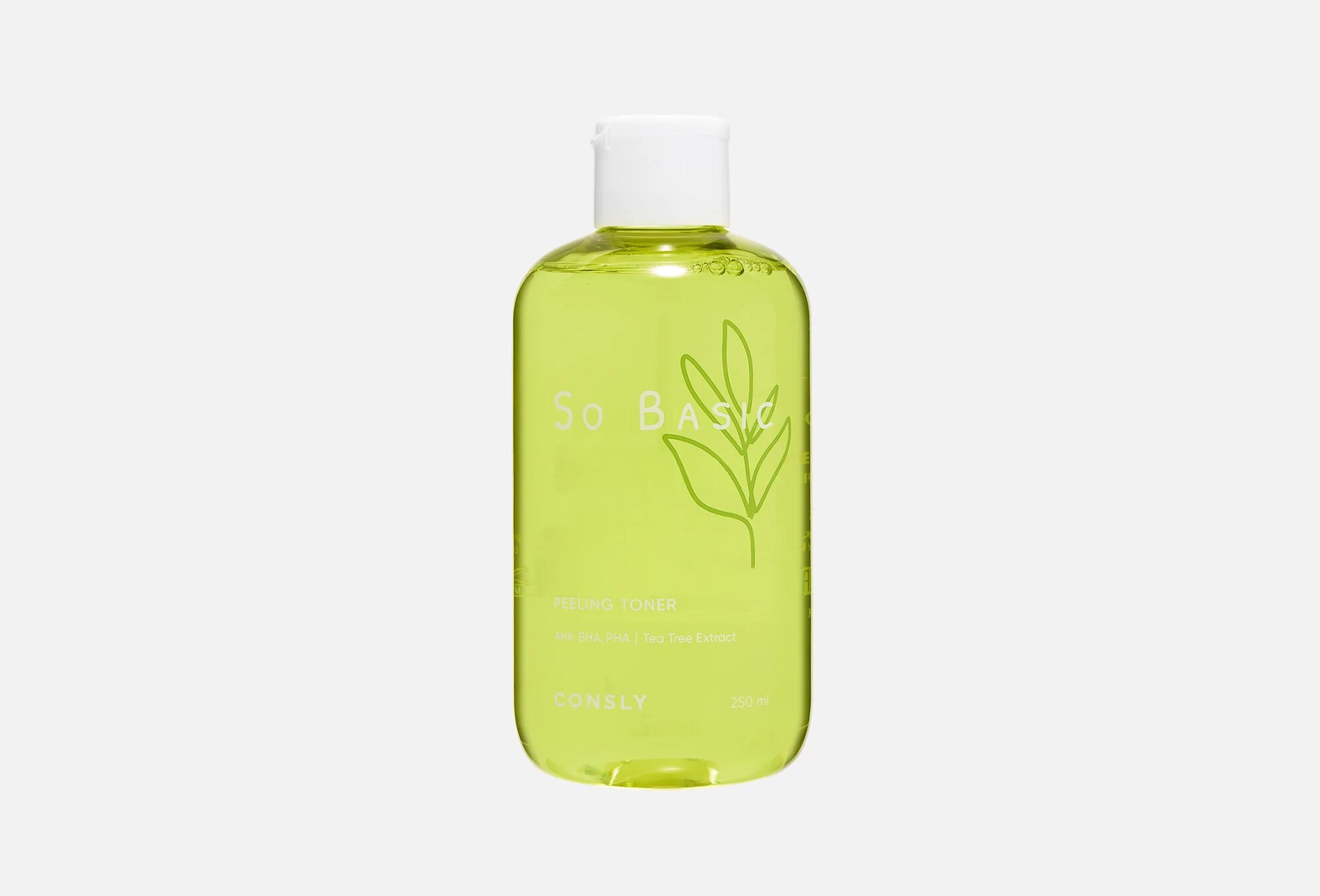CONSLY So Basic AHA/BHA/PHA Пилинг-тонер для лица 250мл