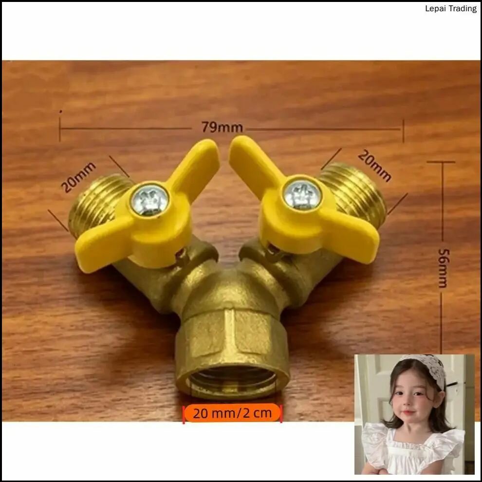 Латунный тройник шаровой кран 1/2 дюйма для воды газа и масла