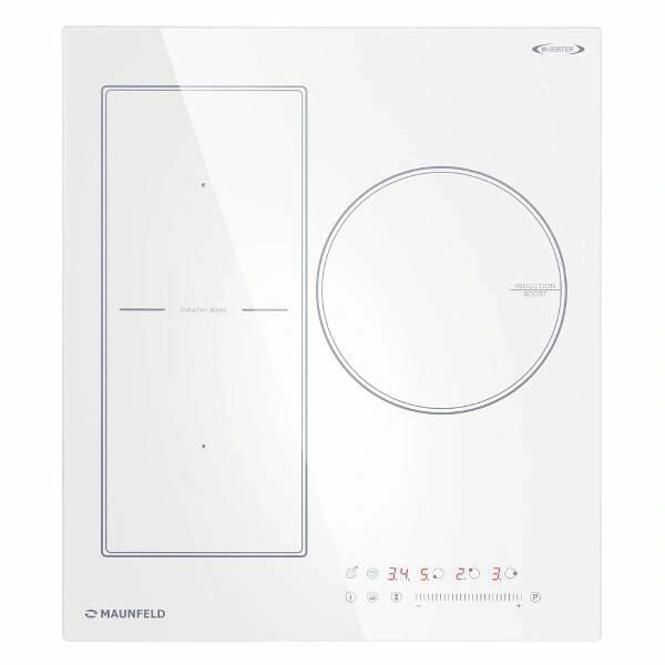 Встраиваемая индукционная панель независимая Maunfeld CVI453SBWH Inverter