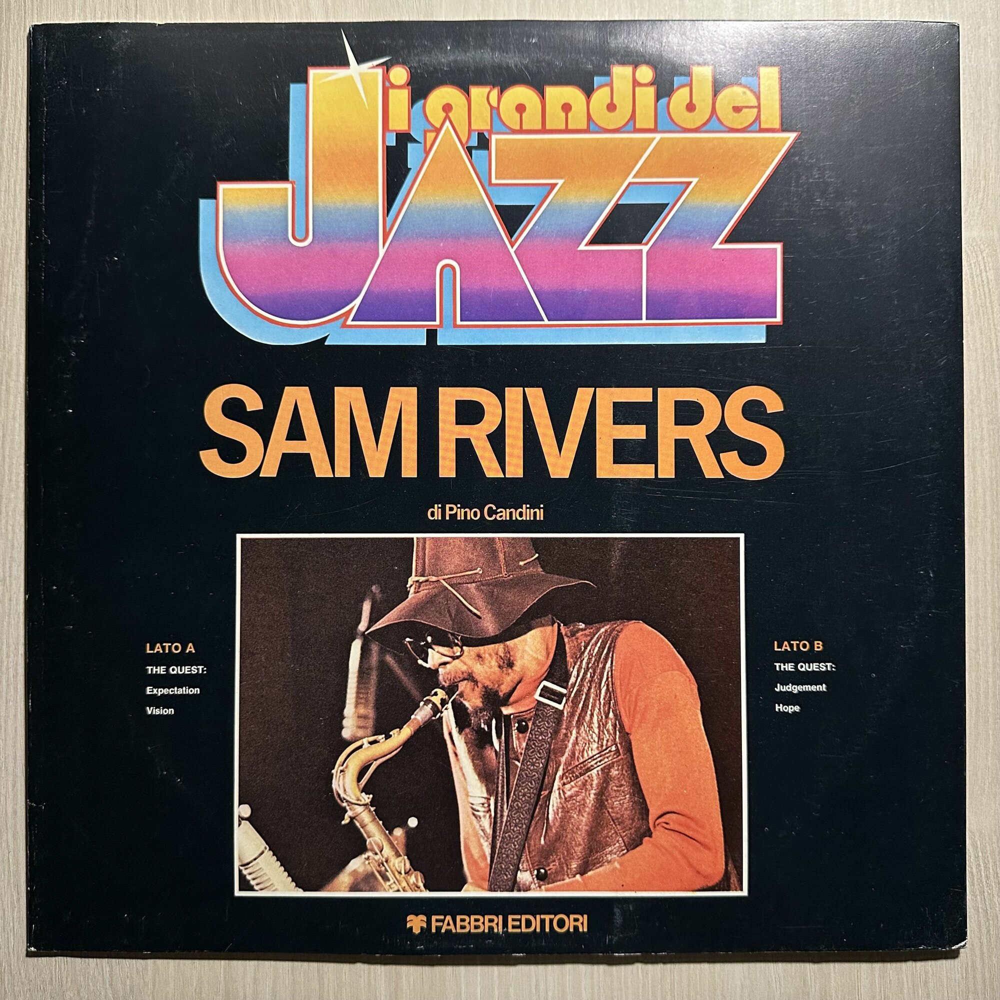 Виниловая пластинка Sam Rivers Sam Rivers (Италия 1979г.)