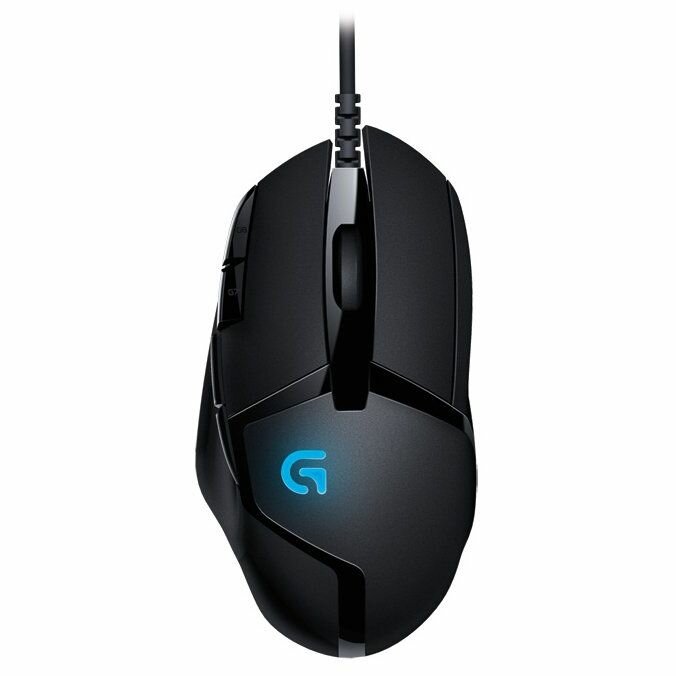 Мышь проводная Logitech 910-004070 чёрный 4000 DPI