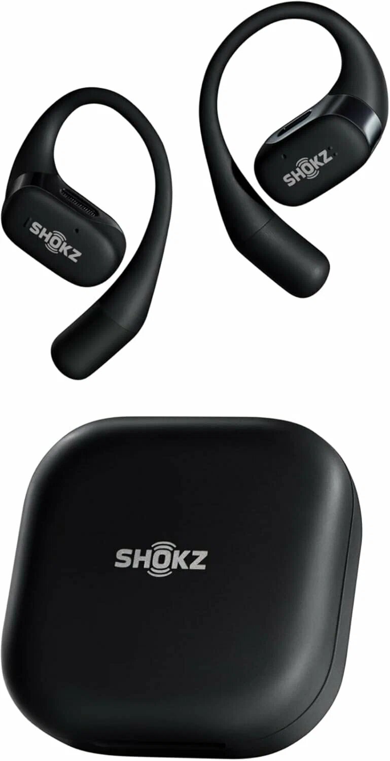 Беспроводные спортивные наушники Shokz OpenFit T910(черный), Bluetooth 5.2, защита от пота IP54