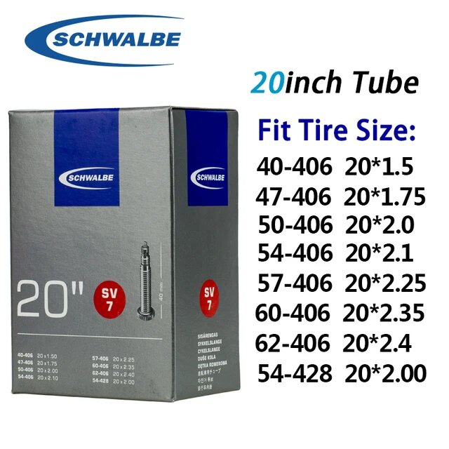SCHWALBE Внутренняя трубка 20" SV7
