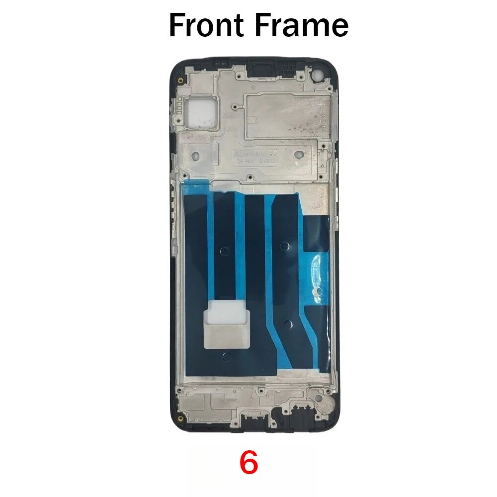 Средняя рамка для Realme 6 RMX2001 6S RMX2002, передняя рамка корпуса, запчасти для ремонта 6
