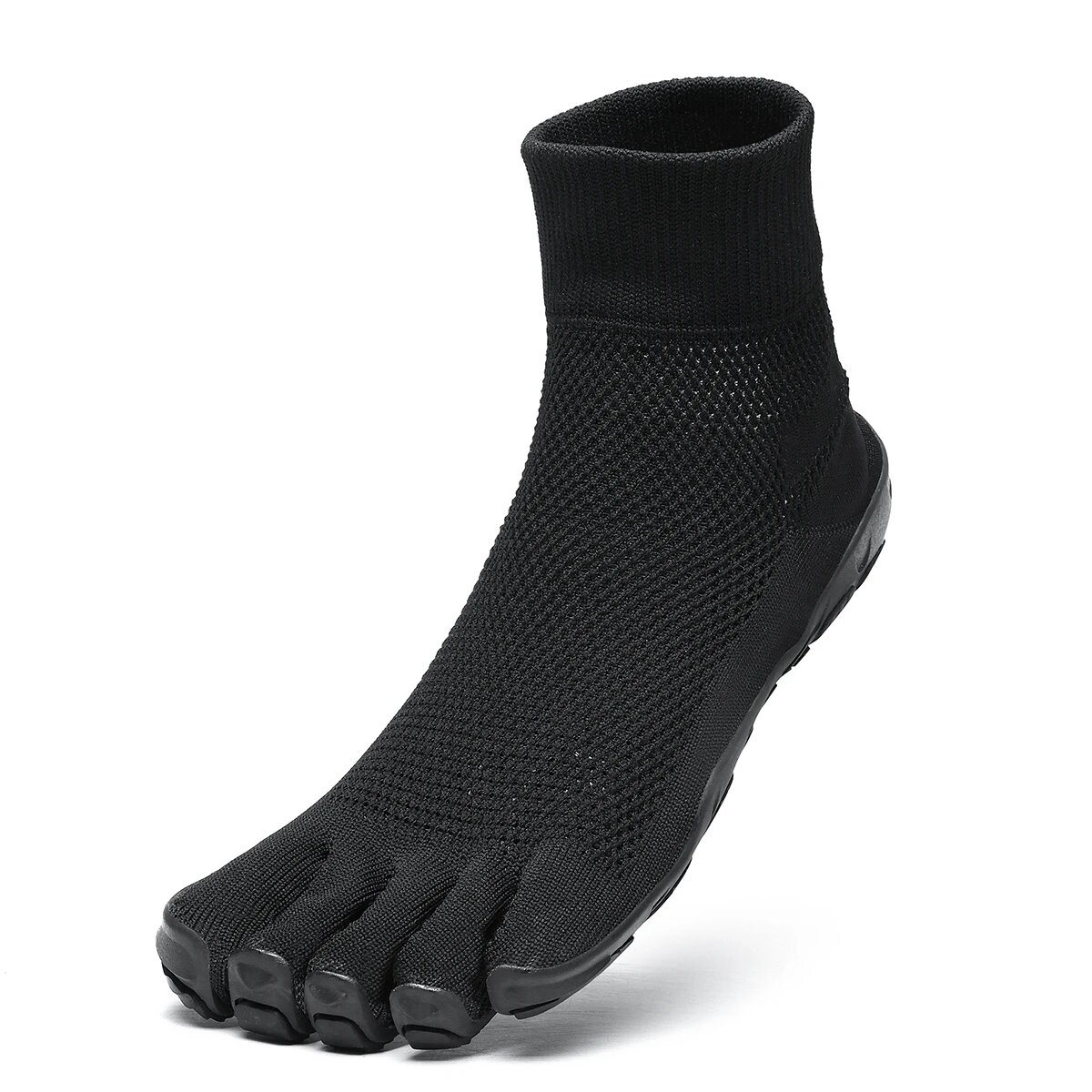 Черные пятипалые кроссовки ZP22-black, 41 размер