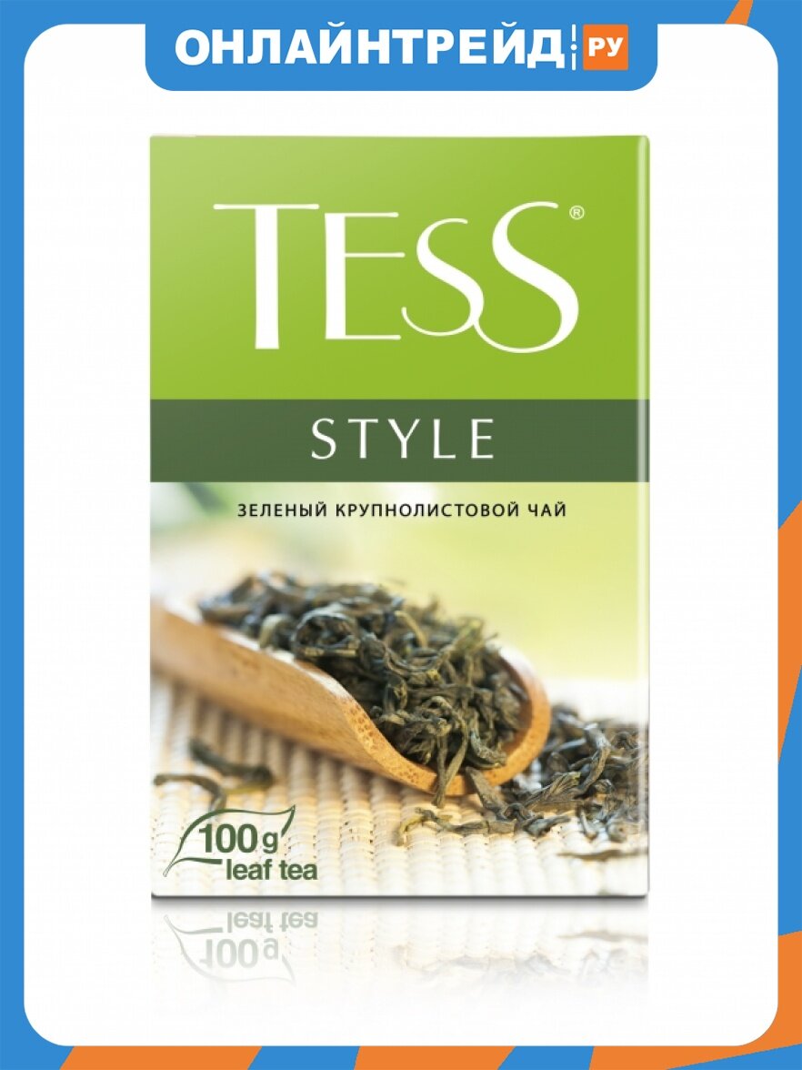 Чай Tess Style зеленый листовой, 100 г