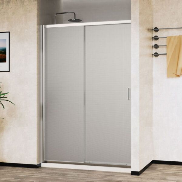 Душевая дверь Vincea City VDS-5CT150MT, 1500, хром, стекло текстурное