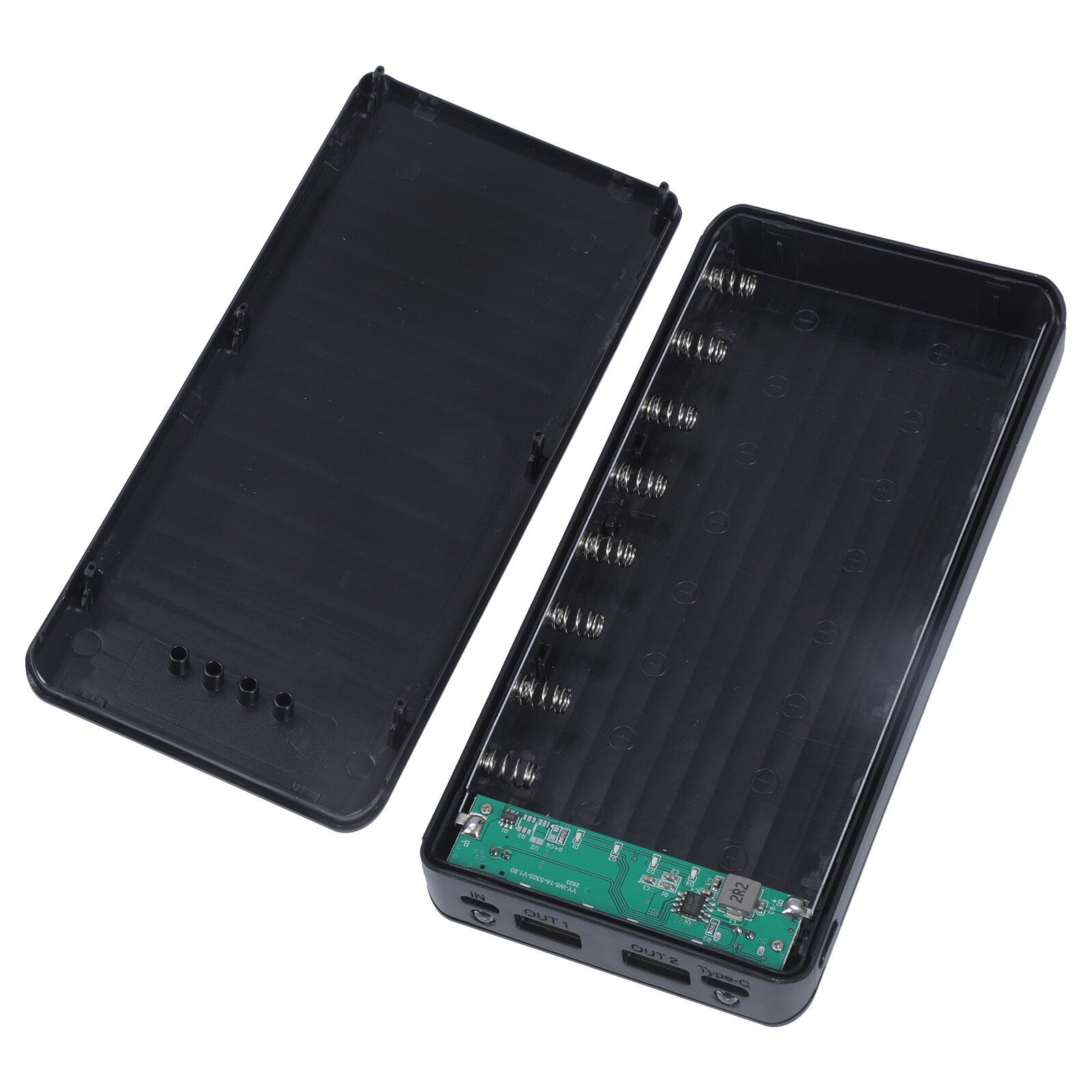 5V USB корпус для 8x18650 Type C зарядка для