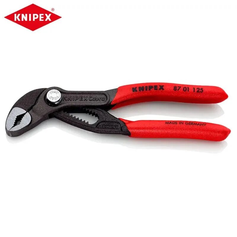 Клещи переставные KNIPEX COBRA зев 27 мм, длина 125 мм KN-87 01 125