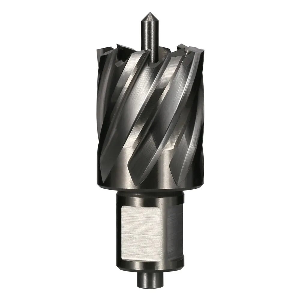 Сверло корончатое по металлу 30X30mm HSS Weldon 19mm из быстрорежущей стали / Кольцевая фреза по металлу