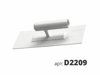 Инструмент для Нанесения Кельма Белая Пластиковая Прямоугольная Stmdecor D2209 22х9 см.
