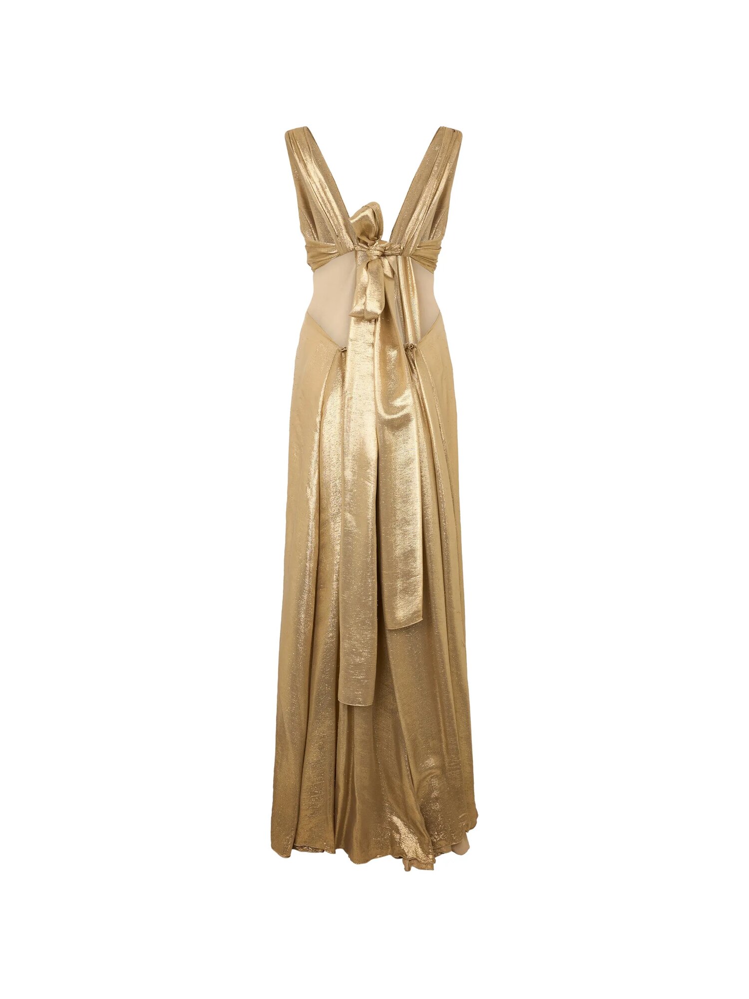 Платье Knot-detail sleeveless maxi dress
