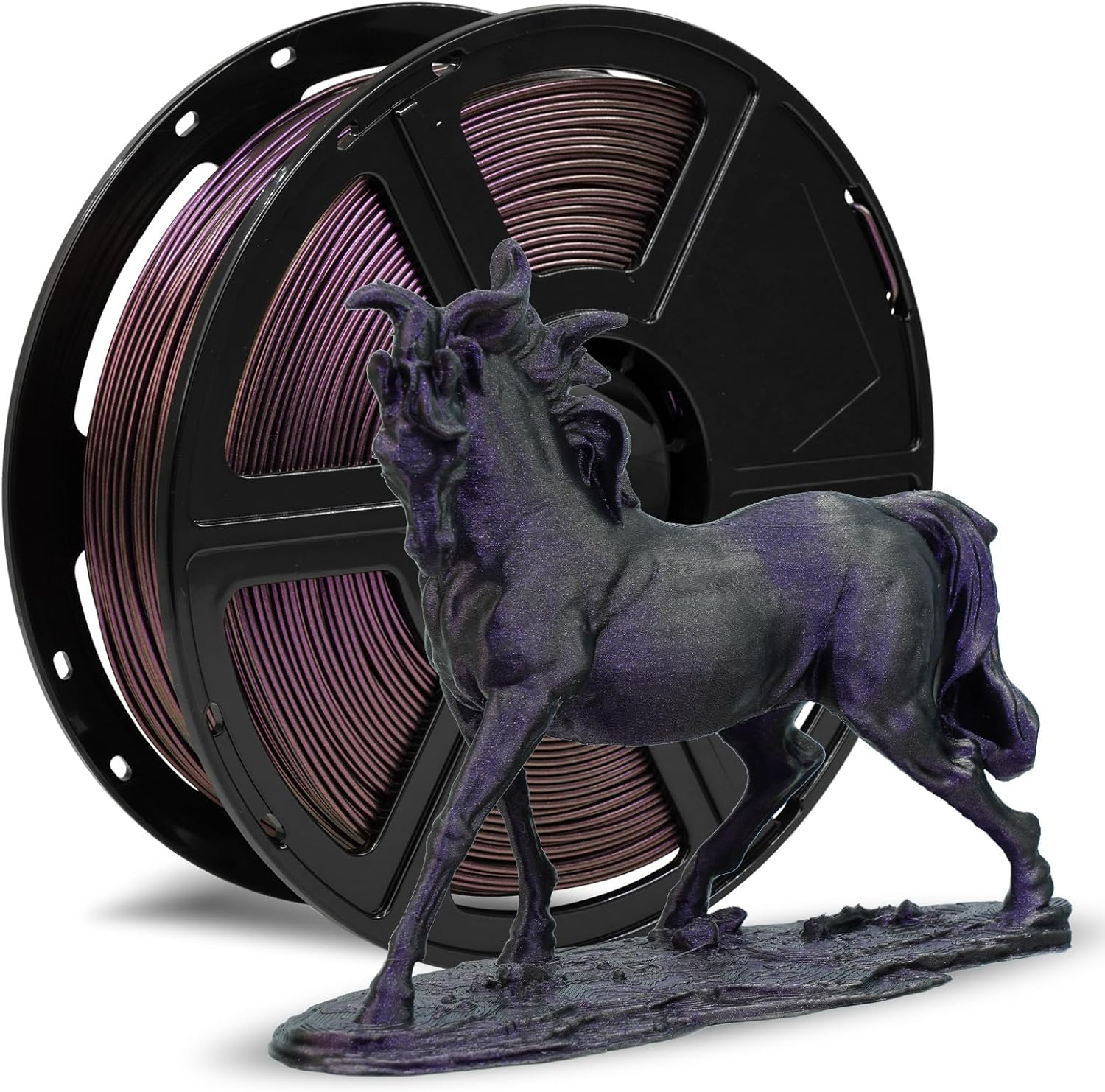 Нить Flashforge Pro PLA, меняющийся цвет, 1,75 мм, 1 кг, Abyssal Purple
