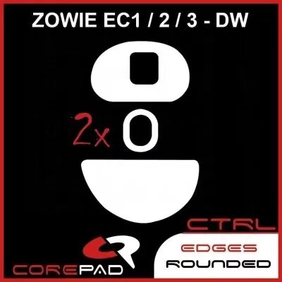 Corepad накладки для мыши Zowie EC1/2/3-DW, черные