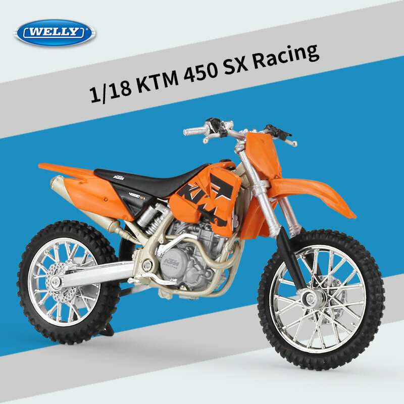 Модель локомотива Вилли уэлли "KTM1290Super Duke R", для моделирования, сплав, цвет оранжевый