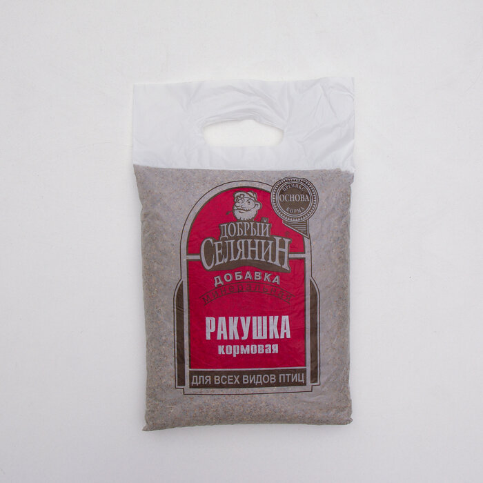 Ракушка кормовая 'Добрый селянин' для птиц, 4 кг