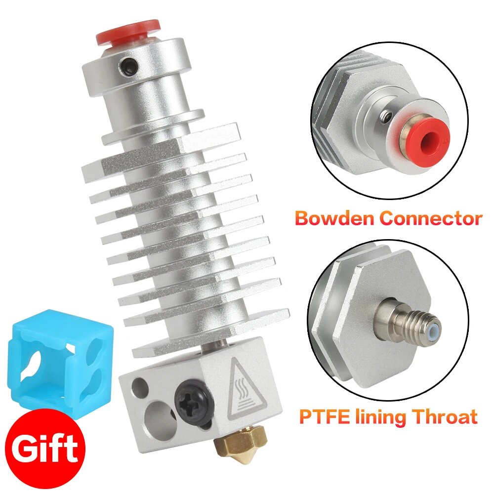 3DSWAY E3D V6 BP6 Hotend Heatbreak для 3D-принтеров Silver BP6 Bowden