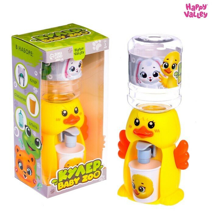 HAPPY VALLEY Кулер 'Baby zoo', утёнок 185мл