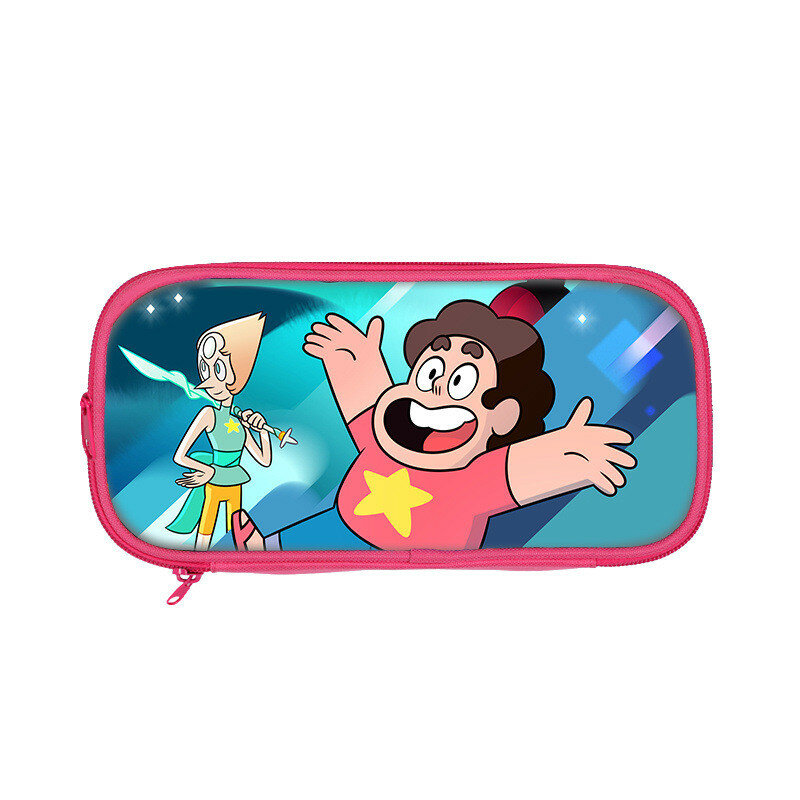 Pencil bag steven universe детский двухслойный с casual стилем для школьных принадлежностей размер-19