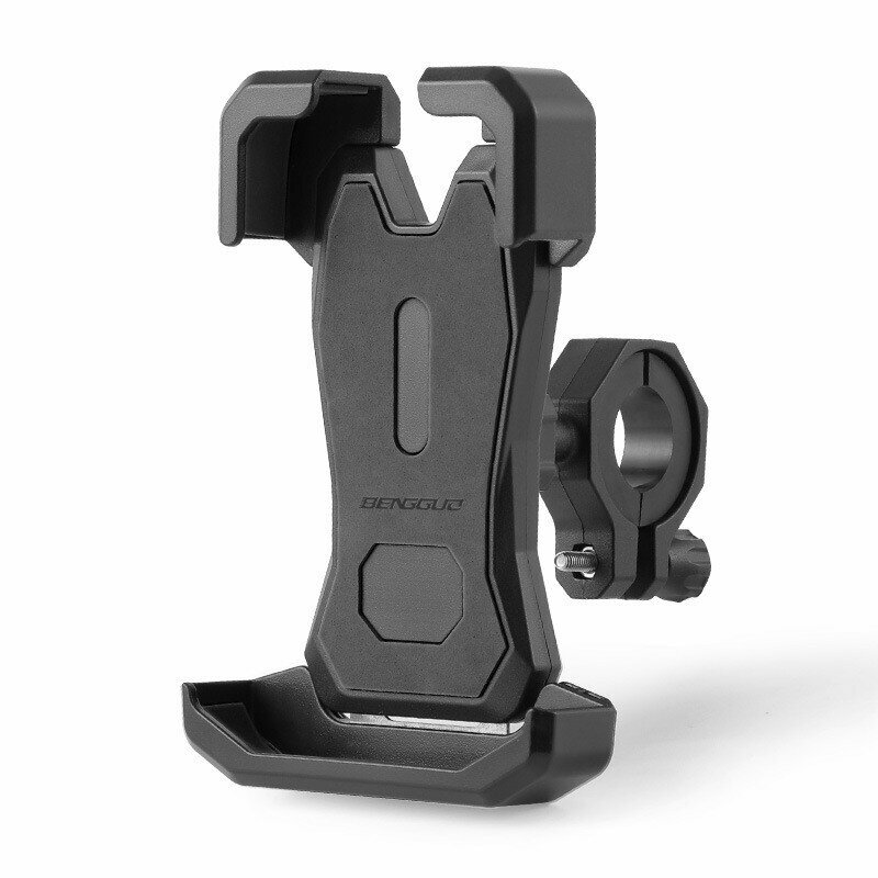 Ebike smartphone держатель abs сталь амортизирующий крепление для доставки мотоциклистов черный