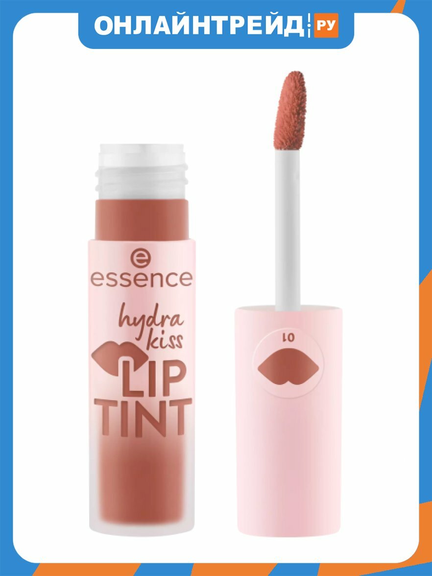 Тинт для губ @essence ESSENCE hydra kiss lip tint, Blushing Nude, тон 01