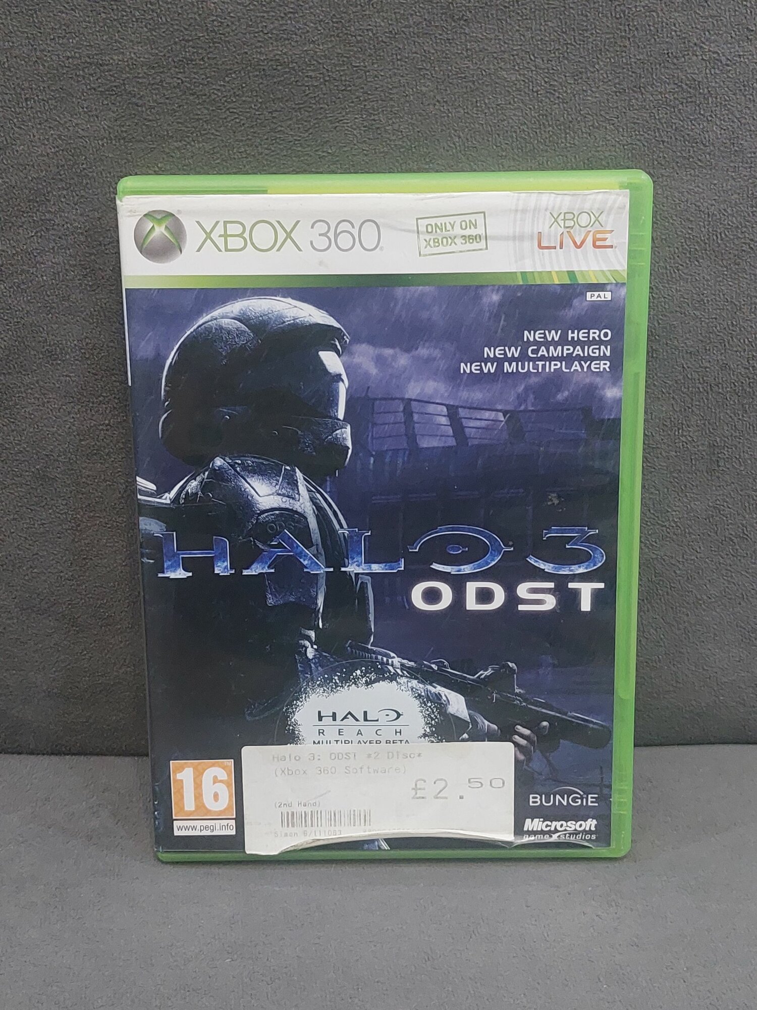 Видеоигра Halo 3 ODST Xbox 360
