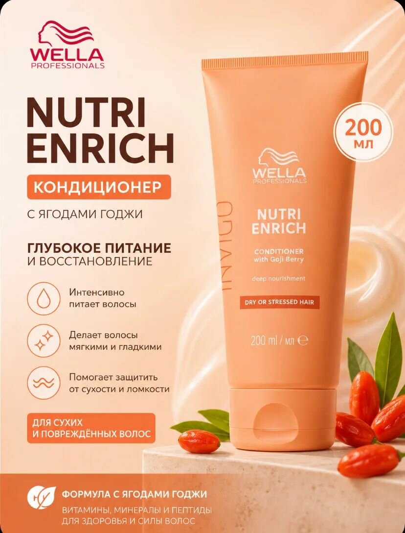 Wella Professionals Invigo Nutri-Enrich Питательный бальзам-уход, 200 мл