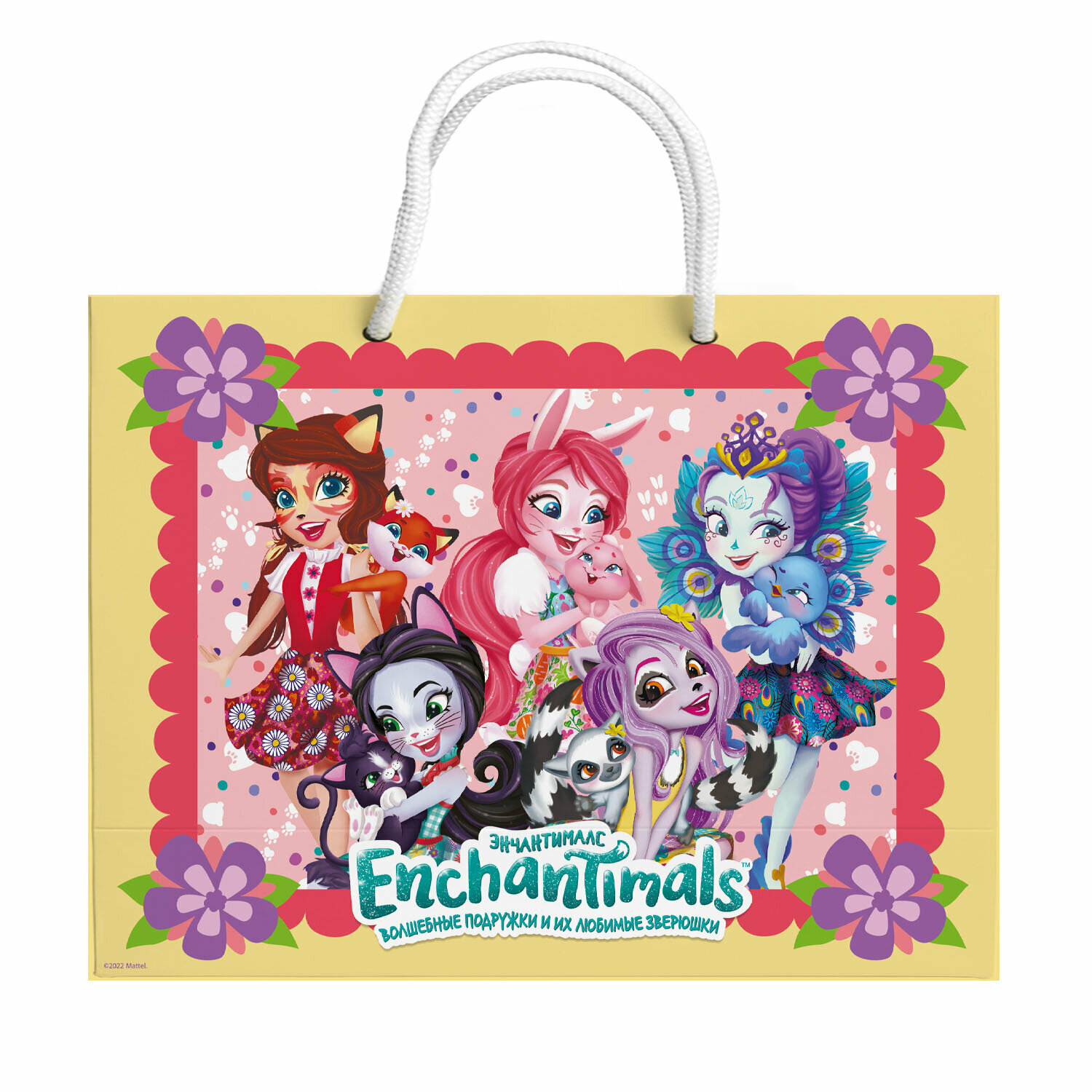 Подарочный пакет ND Play Enchantimals, Большой-1, 400х300х140 мм (299887)