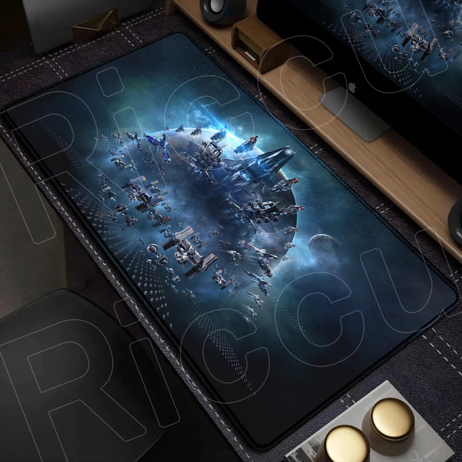 Резиновый коврик для мыши Riccu EVE Online 40x90 см 80x35cm, A 17