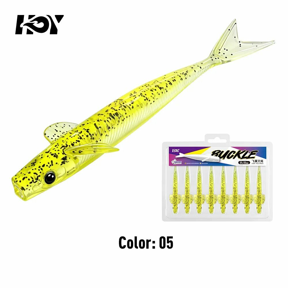 Kingdom Sinking Buckle Wings Soft Lure 100мм 4,2г