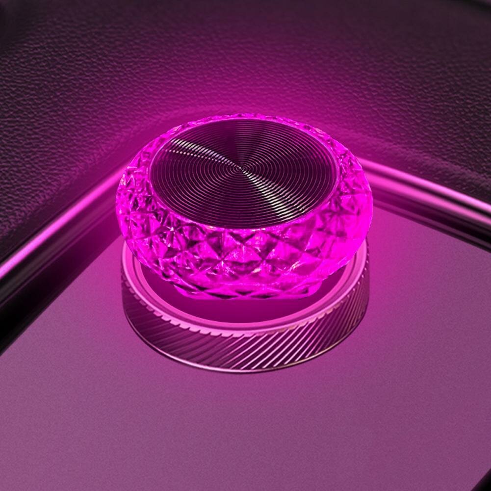 Портативная автомобильная USB-подсветка, мини-светодиодная декоративная атмосферная лампа для салона автомобиля, компьютерное освещение