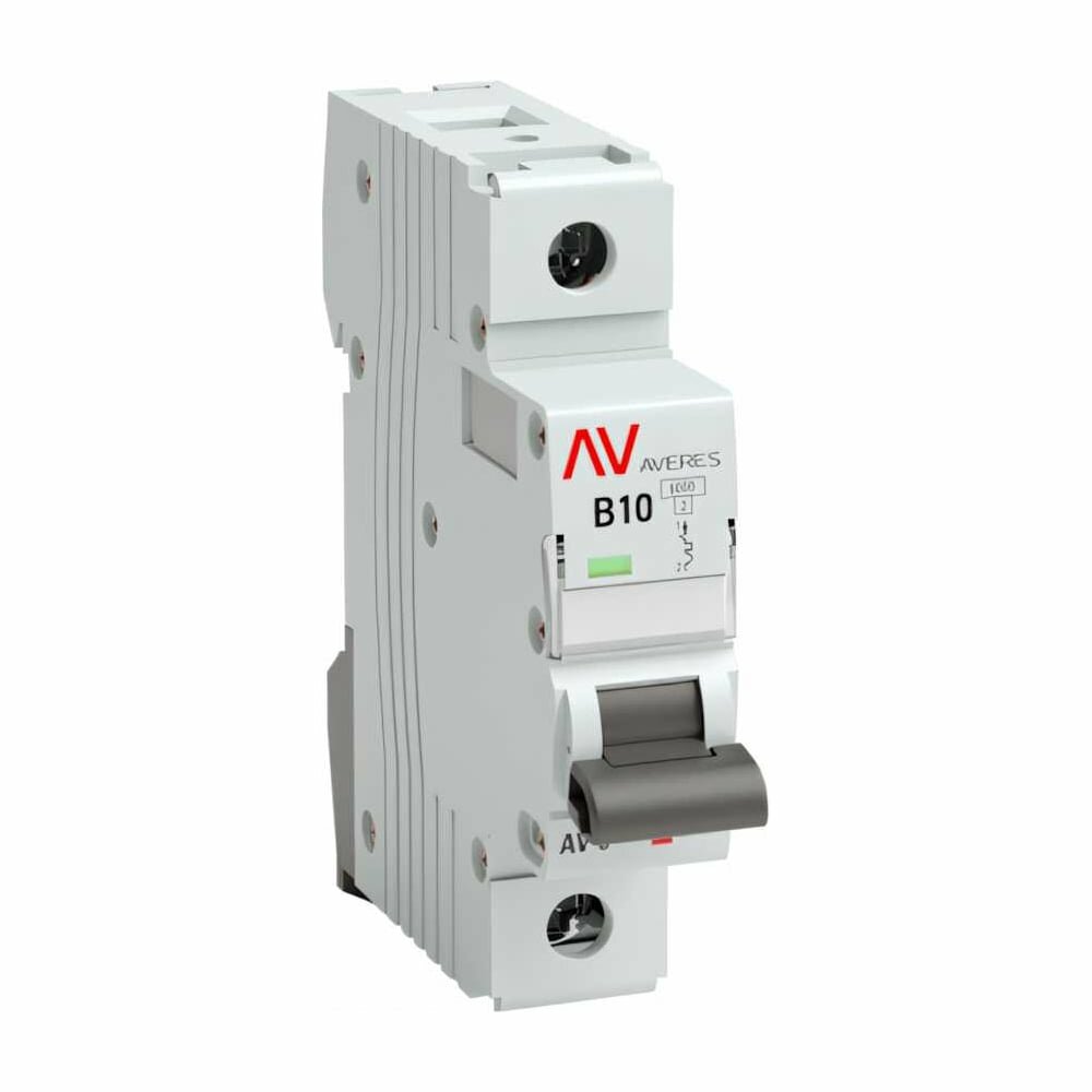 Автоматический выключатель EKF AVERES AV-10, 1P, 10A, 10kA mcb10-1-10B-av