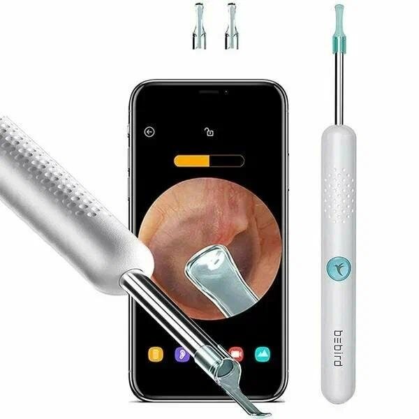 Умная ушная палочка Bebird Smart Visual Spoon Ear Stick R1 White, EU
