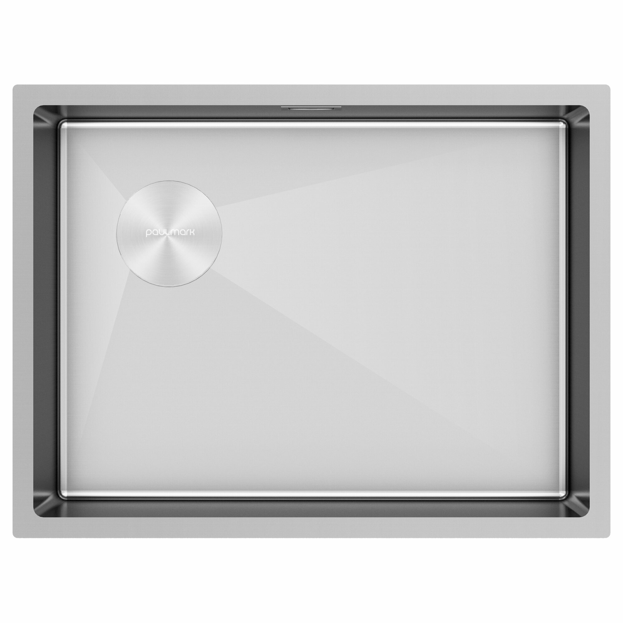 Кухонная мойка Paulmark NEXT-SKEW 58-L UNI PM885844-L-BS брашированная сталь Нержавеющая сталь