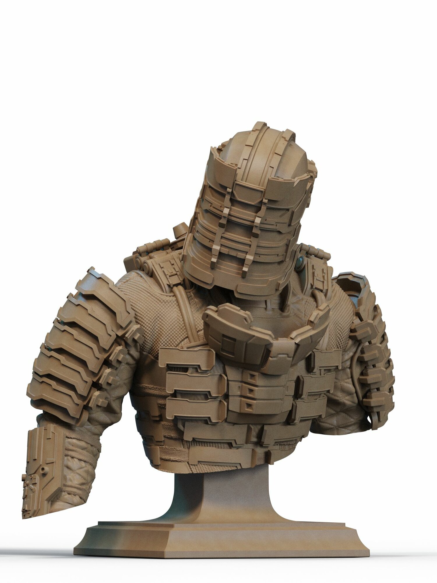 Сборная модель Isaac Clarke (Dead Space), бюст, 100мм для покраски