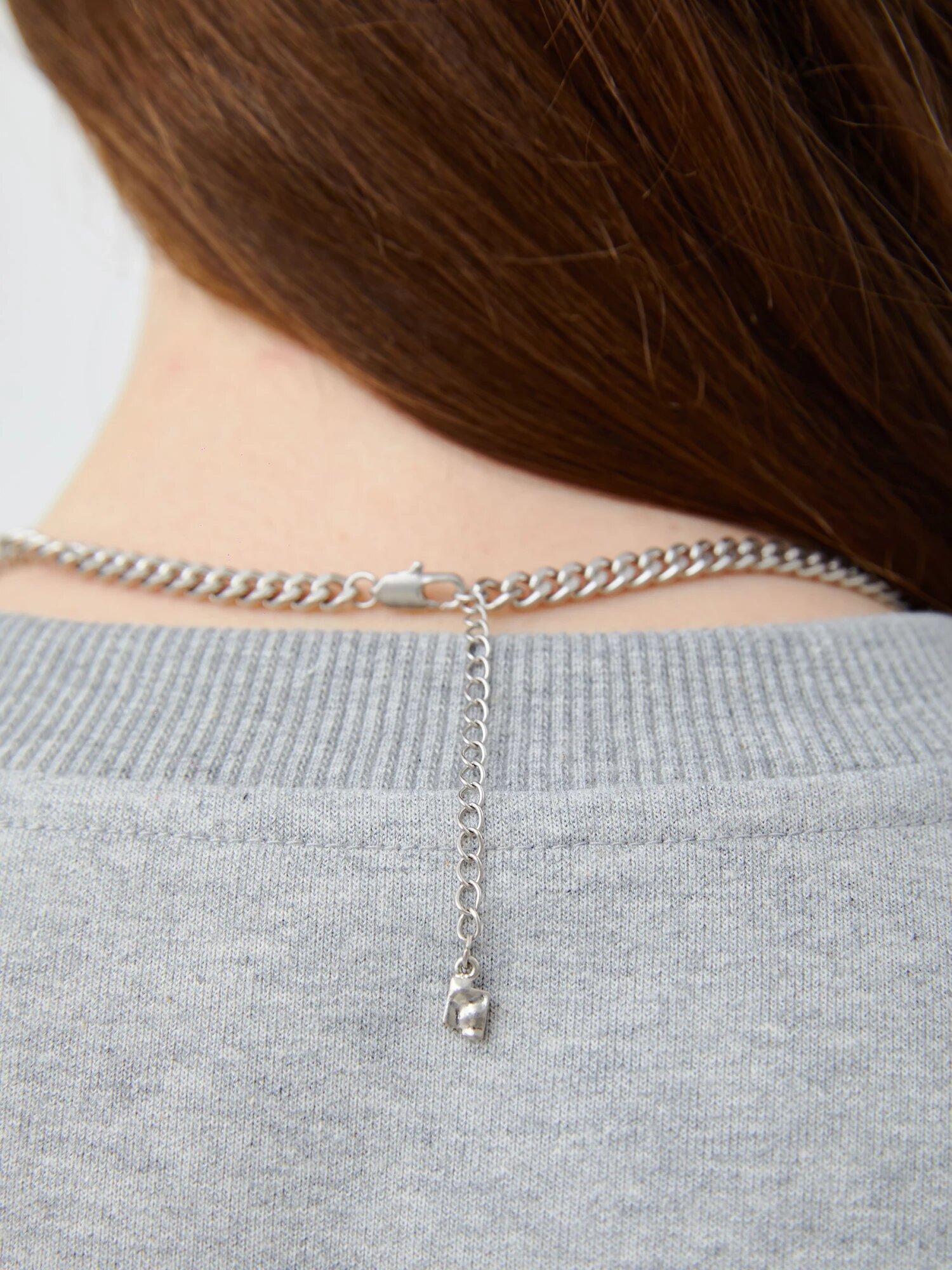 Колье ADERERROR, длина 50 см, Silver — фото 1