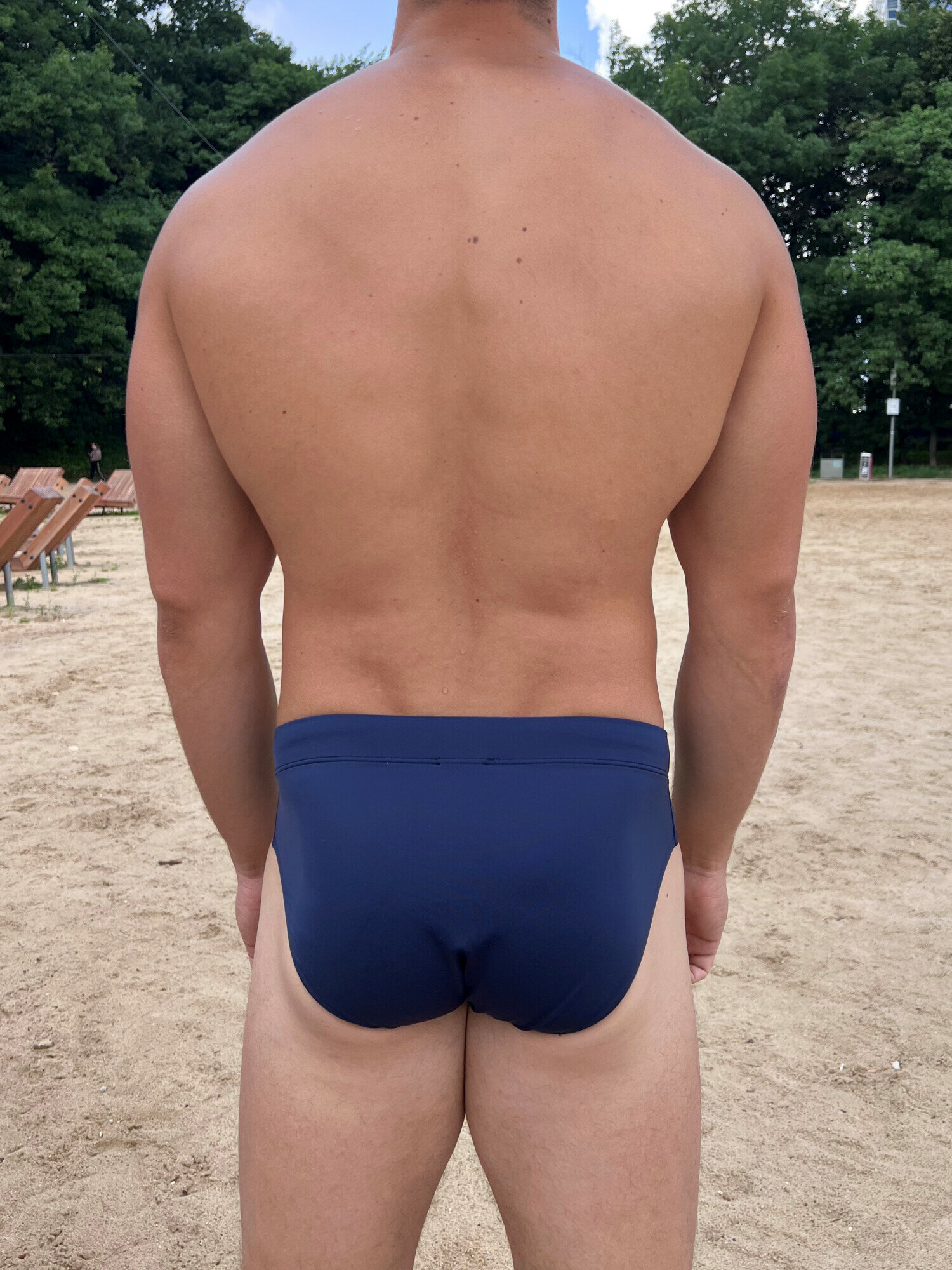 Плавки BIKKEMBERGS Basic Speedo Briefs, размер M, navy — фото 1