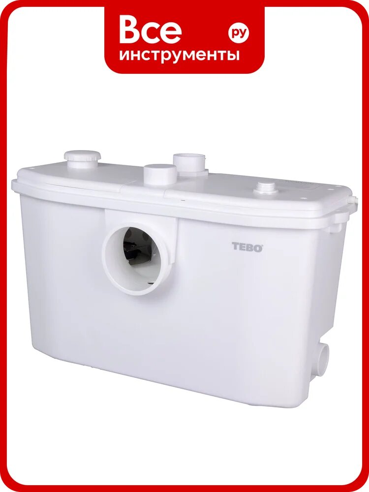 Насос канализационный TEBO WC 600, с измельчителем, 150 л/мин, 600 Вт